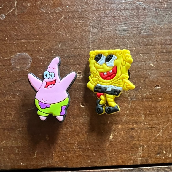 CROCS | Accessories | Sponge Bob And Patrick Bff Croc Charms | Poshmark